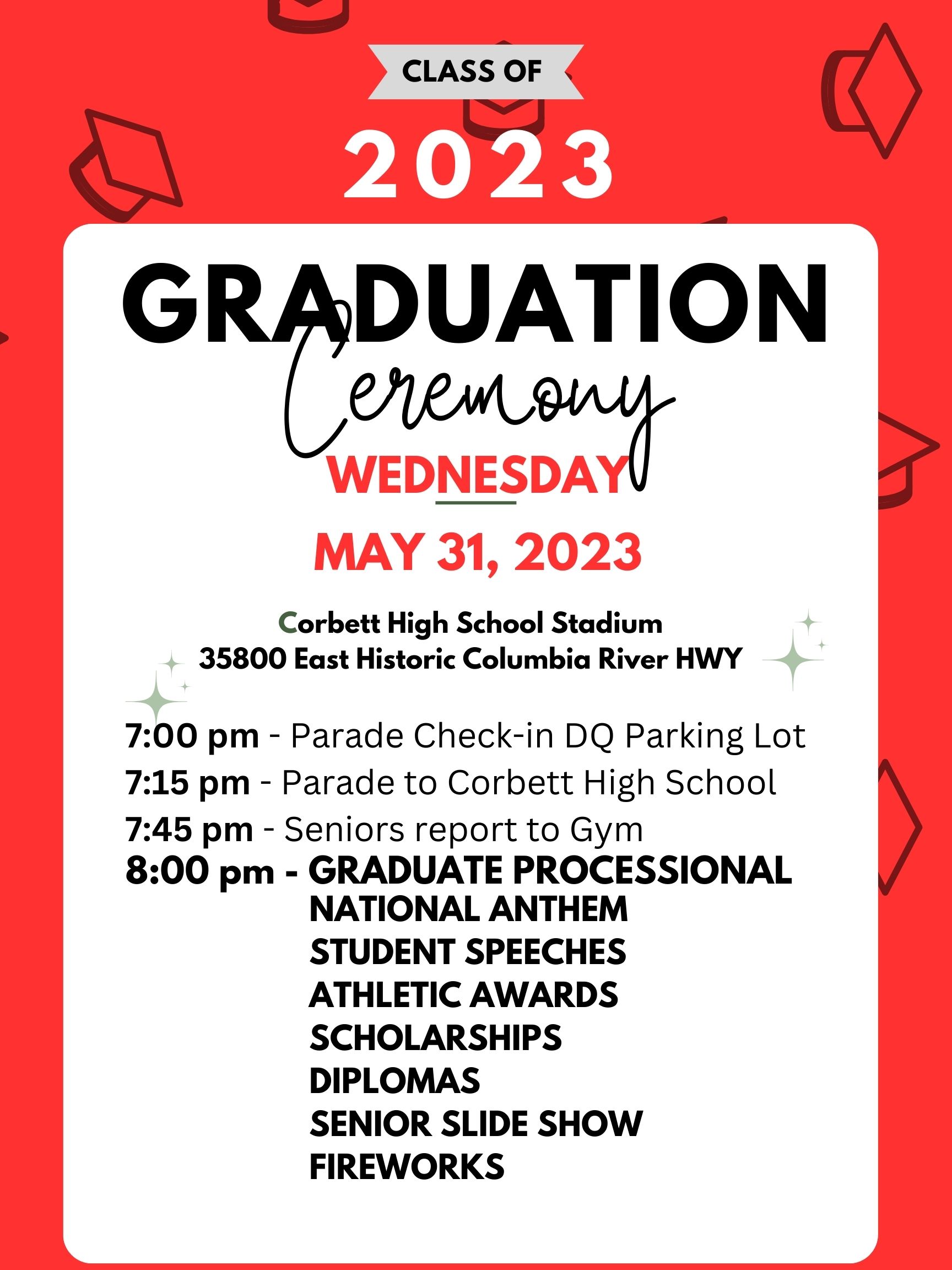 Graduation Information - Corbett School District