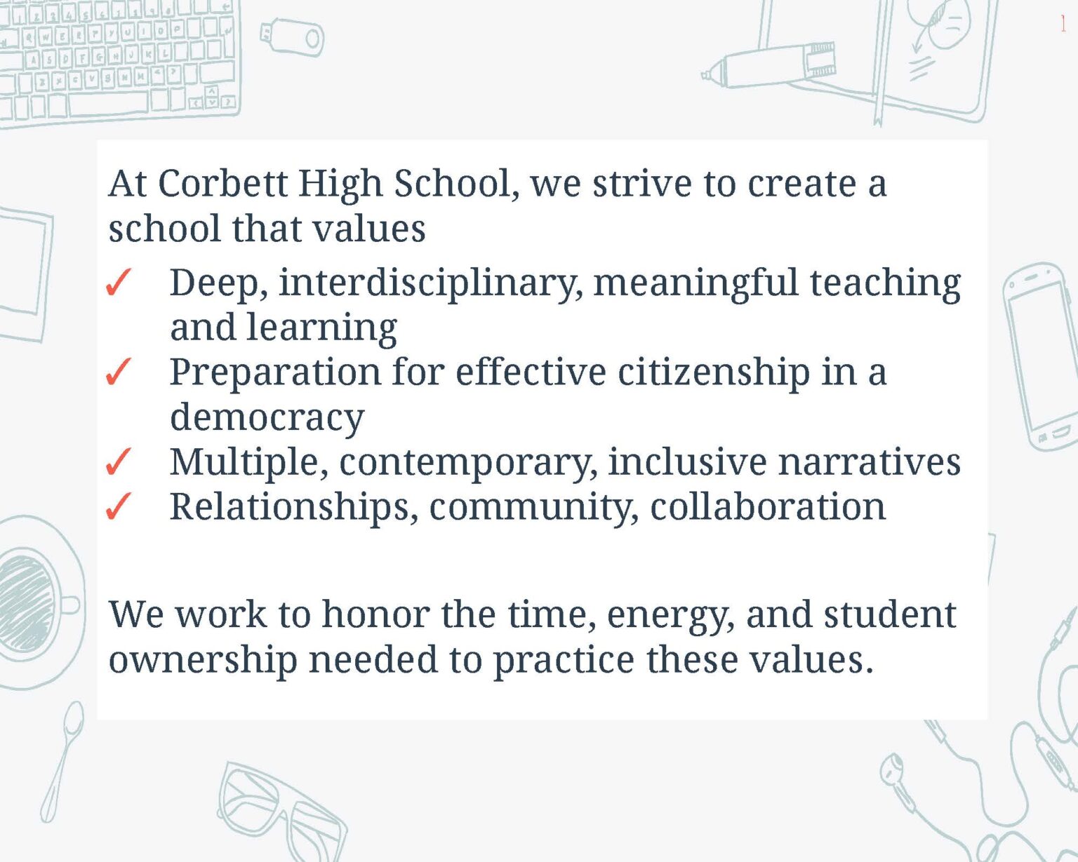 About Corbett High School - Corbett School District